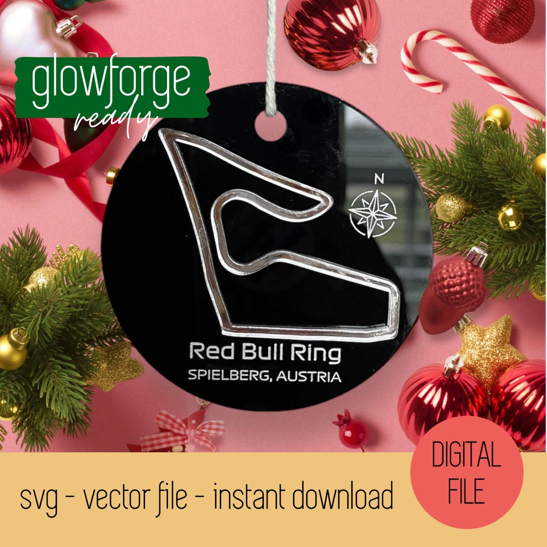 Formula 1 (F1) Racetrack Ornaments - Digital Download - Vector SVG File ...