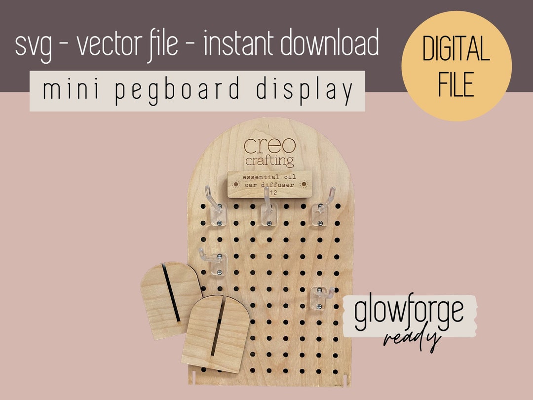 Mini Pegboard Digital Download Vector SVG File Glowforge File - Etsy
