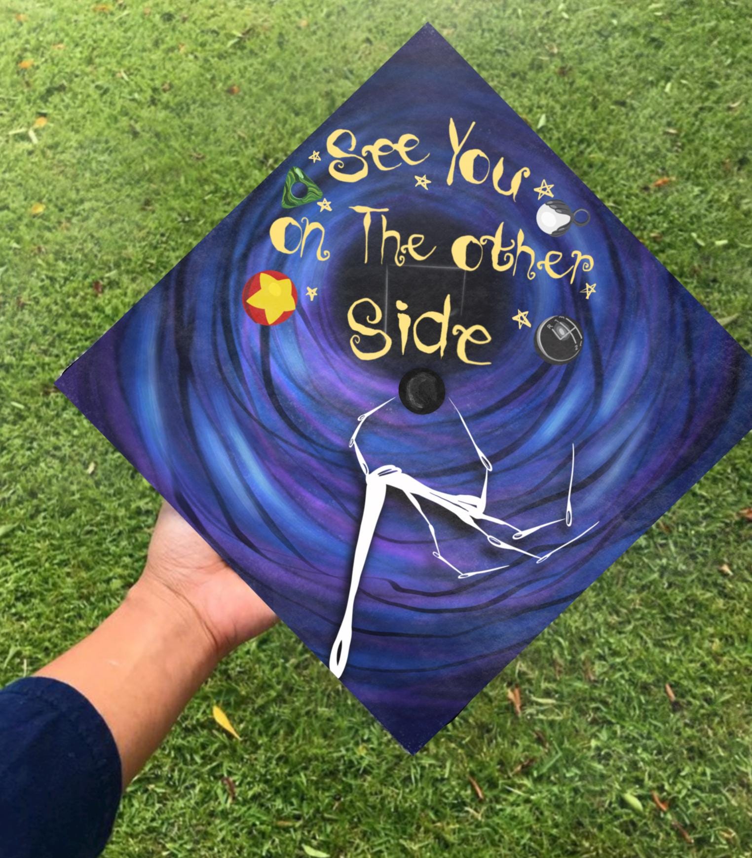 PRINT YOURSELF- Coraline Grad Cap - Etsy