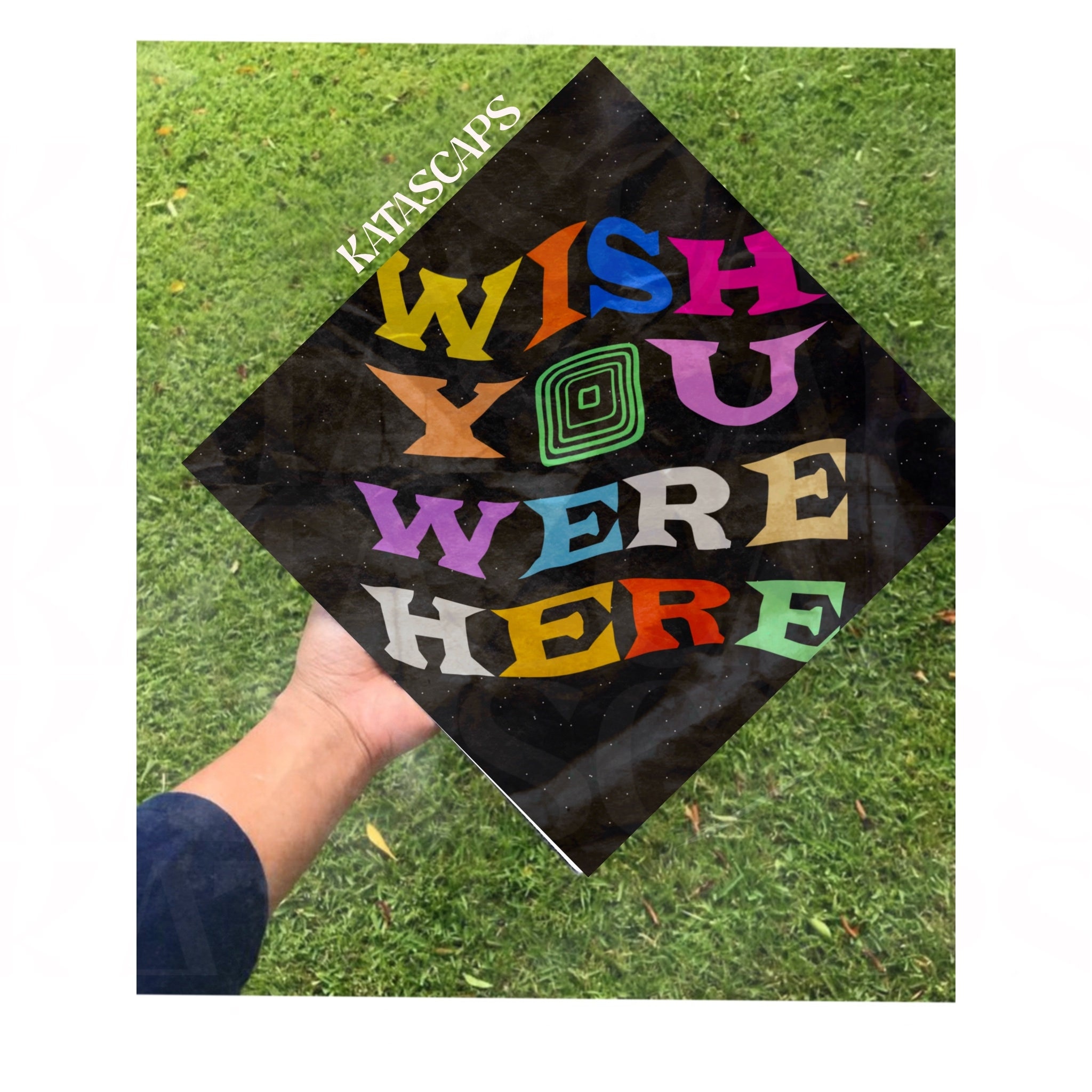 PRINT Yourself-wish You Were Here Astroworld Travis Grad Cap - Etsy