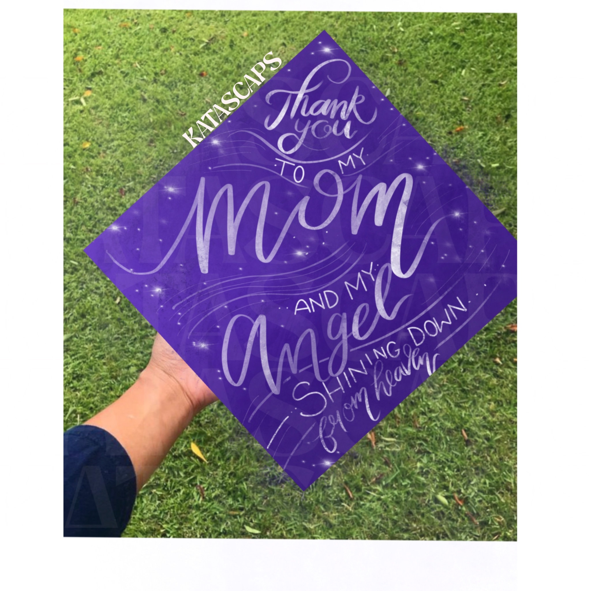 PRINT YOURSELF MOM Dedication Grad Cap - Etsy