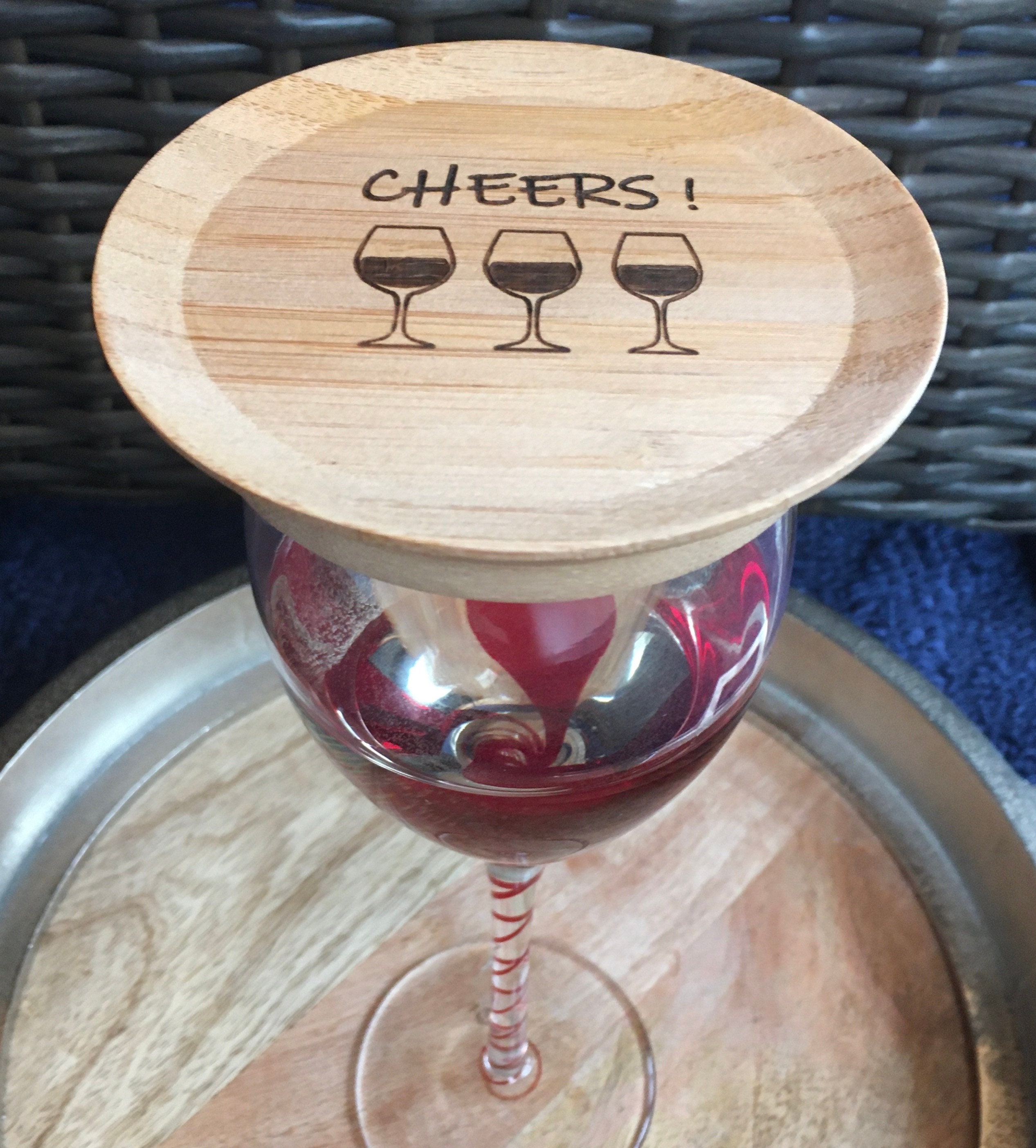 Wine Glass Toppers Appetizer Glass Toppers Appetizer Plates - Etsy