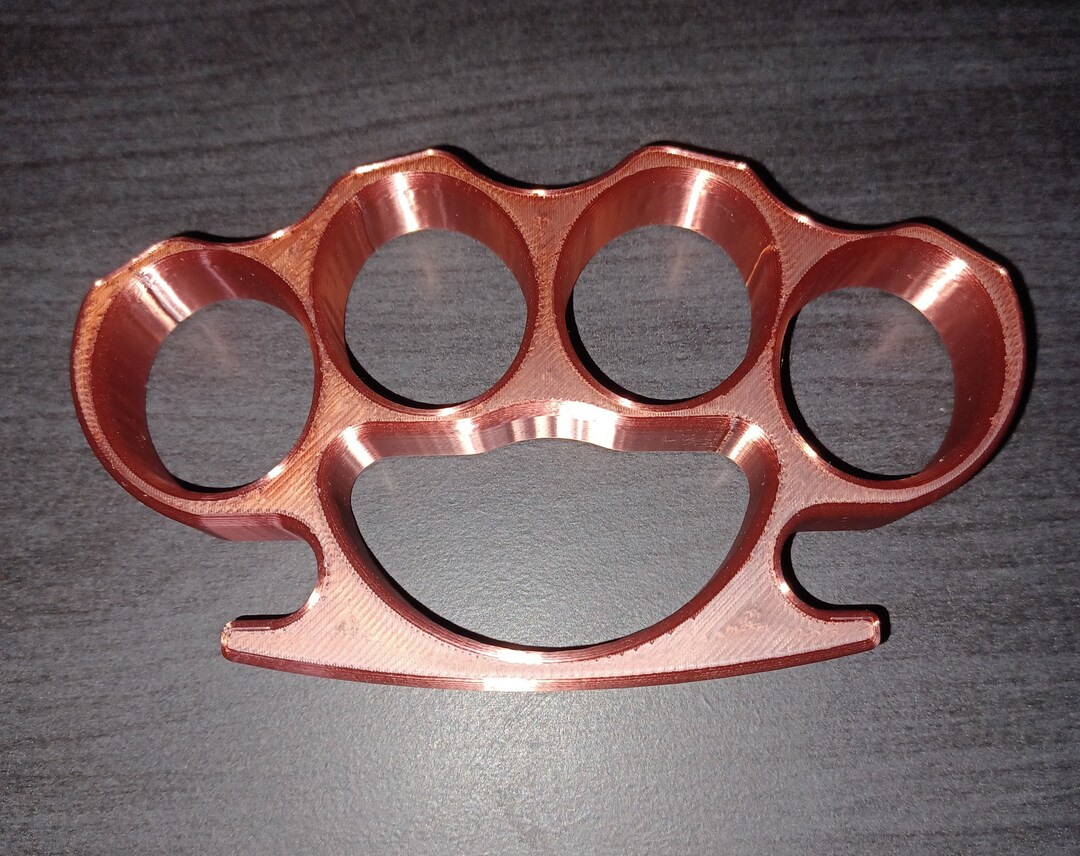 PLA Copper 3D Printed Thick Knuckles Great Gift Full Size These Are NOT ...