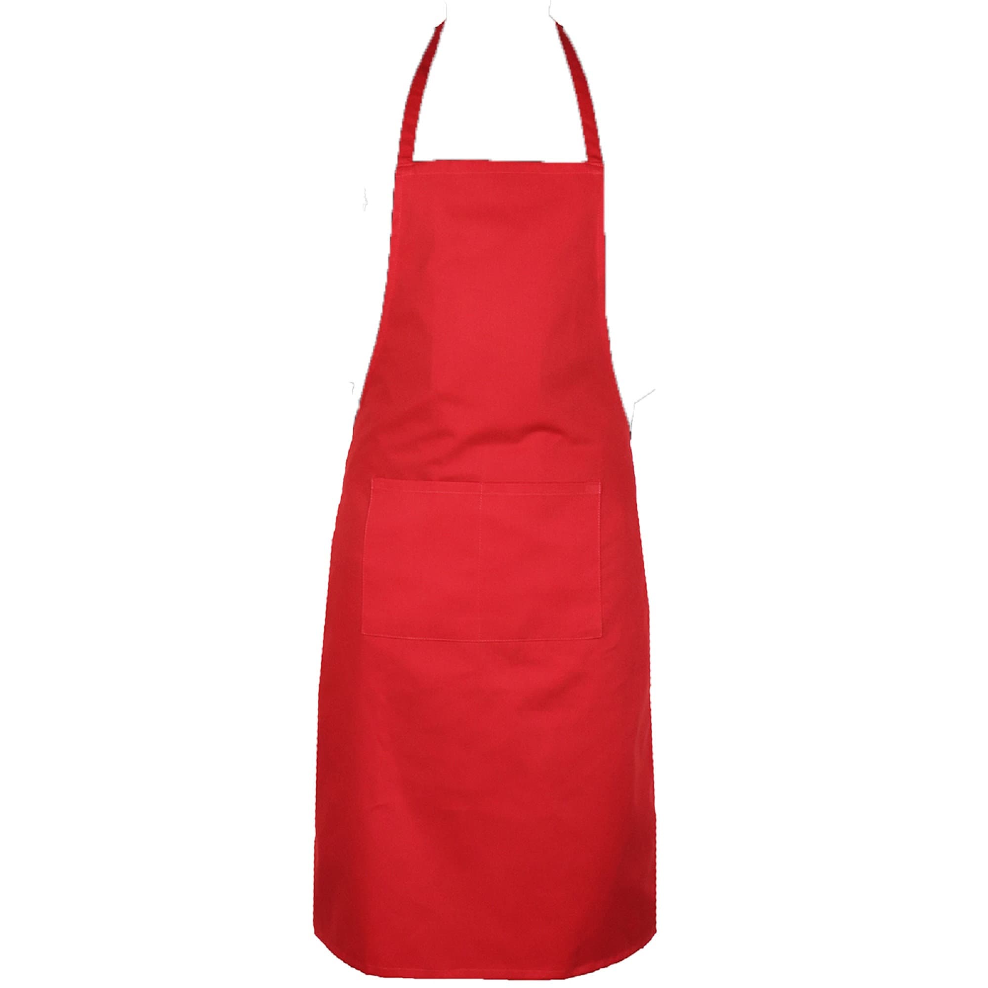 Professional Full Apron Plain Front Pockets Cooks Restaurant Bistro BBQ ...