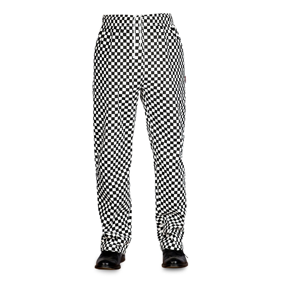 Chess Board Trousers Black and White Excellent Quality Chess Board ...