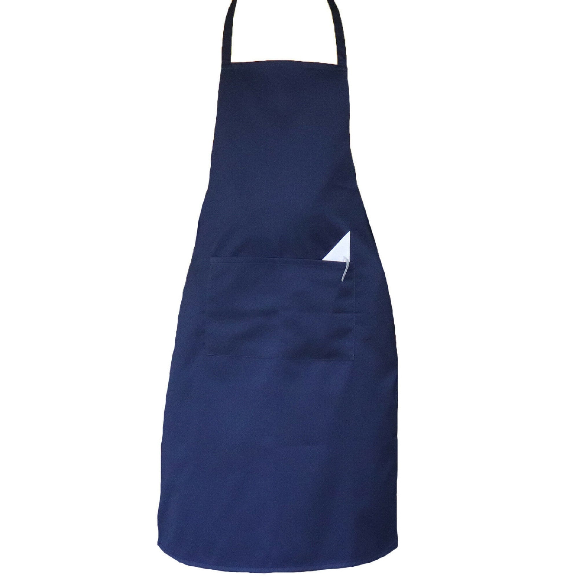 Professional Full Apron Plain Front Pockets Cooks Restaurant Bistro BBQ ...