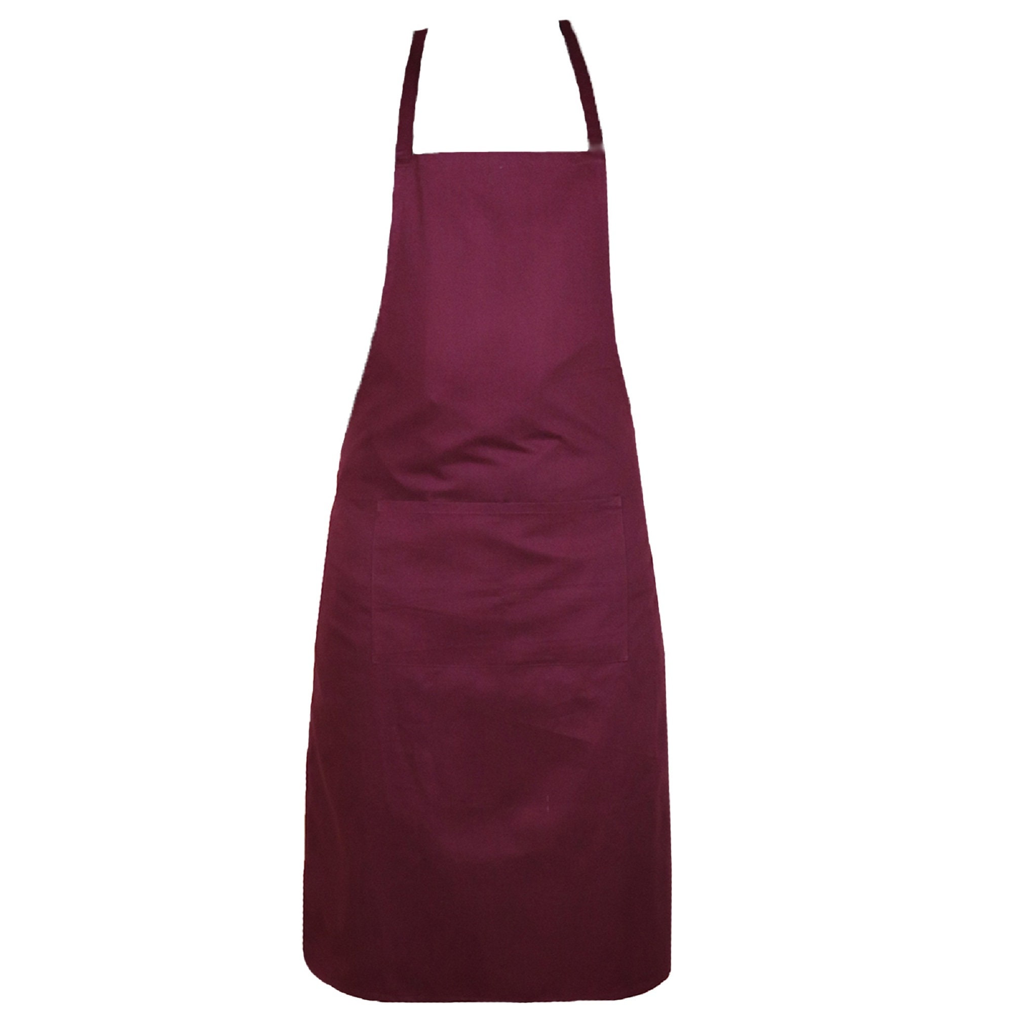 Professional Full Apron Plain Front Pockets Cooks Restaurant Bistro BBQ ...