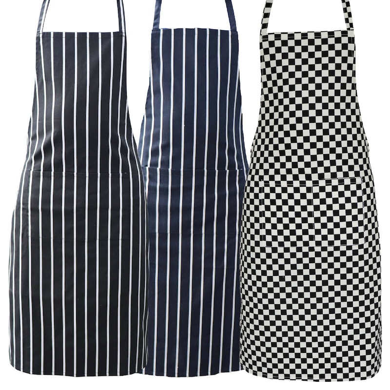 Butcher Stripe Apron - Etsy UK