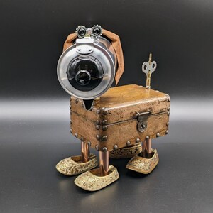 Copper and Brass Found Object Dog Assemblage Art Dog Dog - Etsy