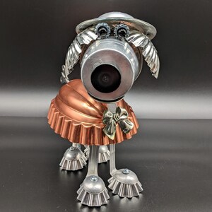 Found Object Dog Sculpture - Assemblage Art Dog - Upcycled Recycled Art ...