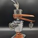 Big Fantasy Bird on Driftwood - Found Object Art Sculpture - Upcycled ...