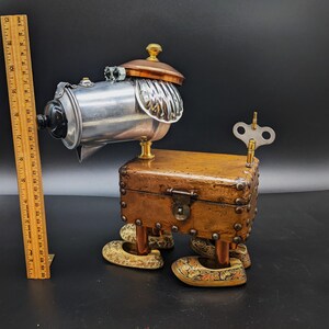 Copper and Brass Found Object Dog Assemblage Art Dog Dog Memorial ...