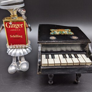 Grand Piano Player Figure Found Object Art Assemblage Art Sculpture ...