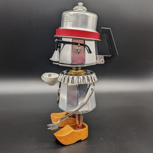 Espresso Pot Robot Coffee Bot Found Object Robot Assemblage Art ...