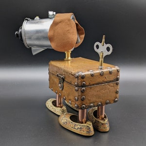 Copper and Brass Found Object Dog Assemblage Art Dog Dog - Etsy