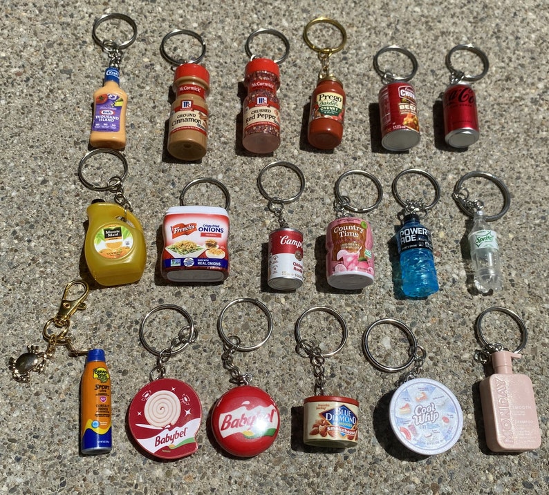 Mini Brands Mini Food Keychain - Etsy