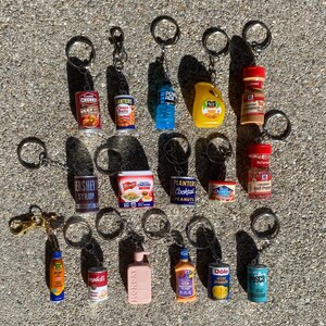 Mini Brands Mini Food Keychain - Etsy