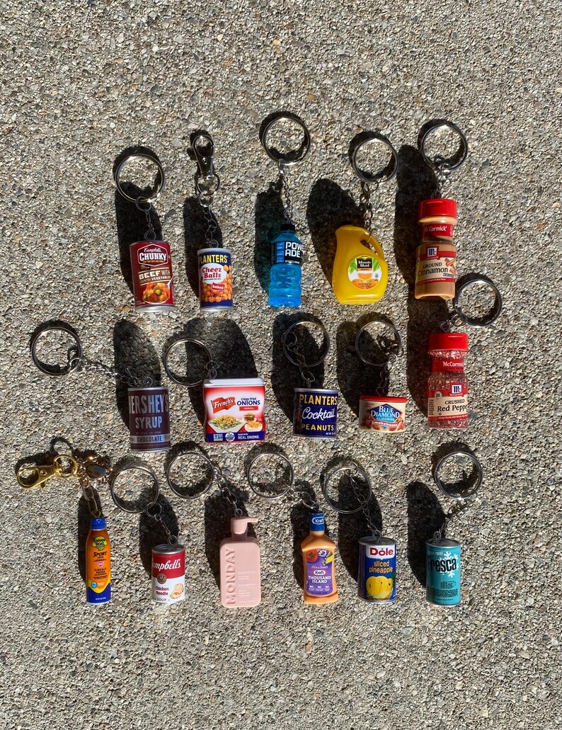Mini Brands Mini Food Keychain - Etsy