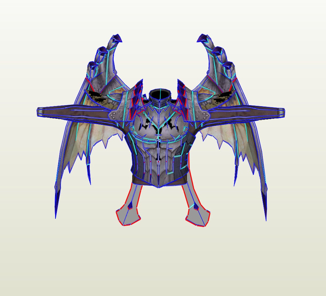 Chaos Gore Magala Male Pepakura Pattern - Etsy