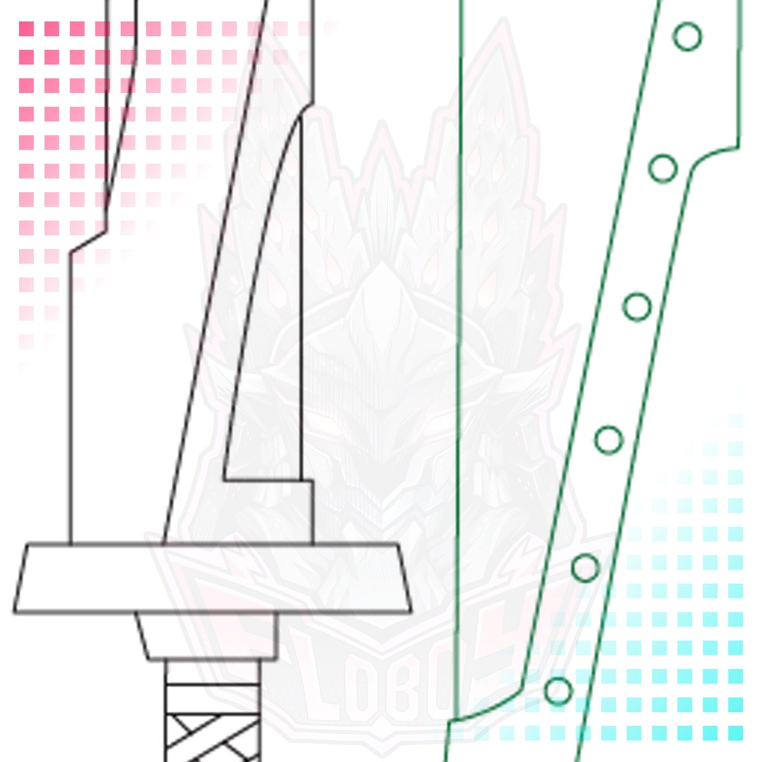 Kamura Long Sword Blueprint - Etsy