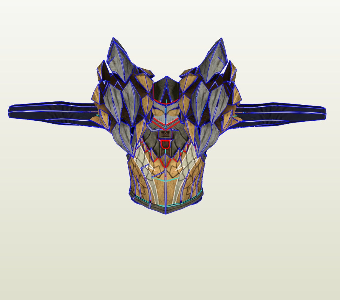 Seregios M Armor Pepakura Pattern - Etsy