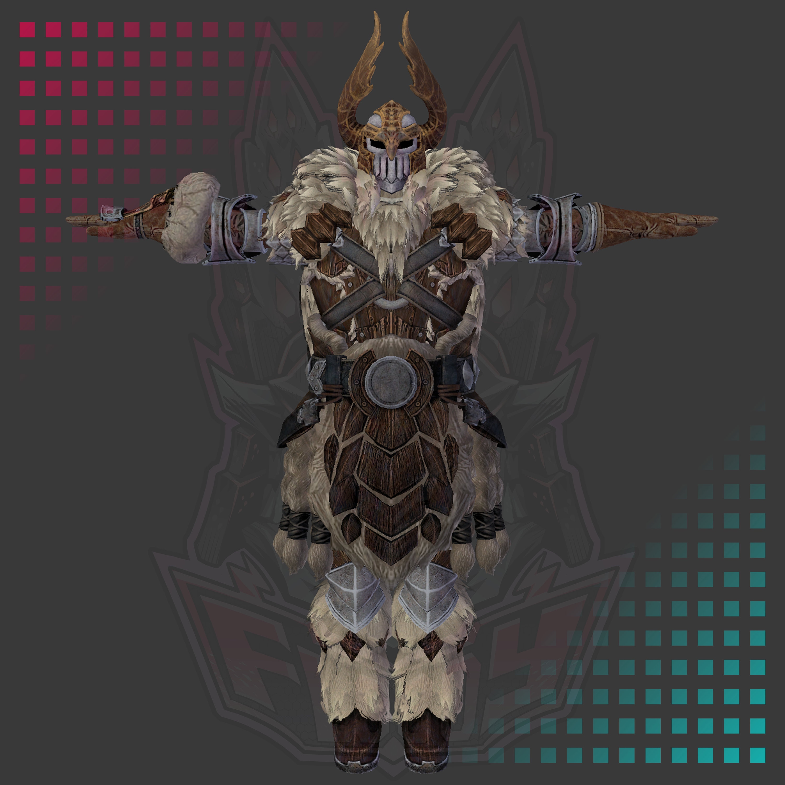 MHWIB Banbaro Beta M Pepakura Pattern - Etsy