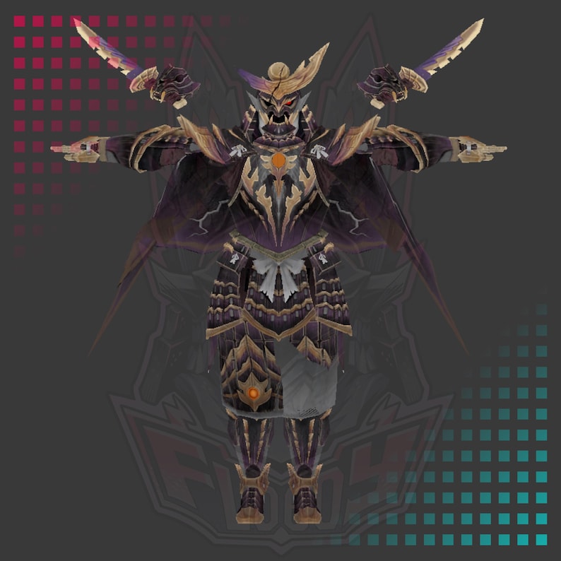 Magnamalo Master Rank Pepakura Pattern - Etsy