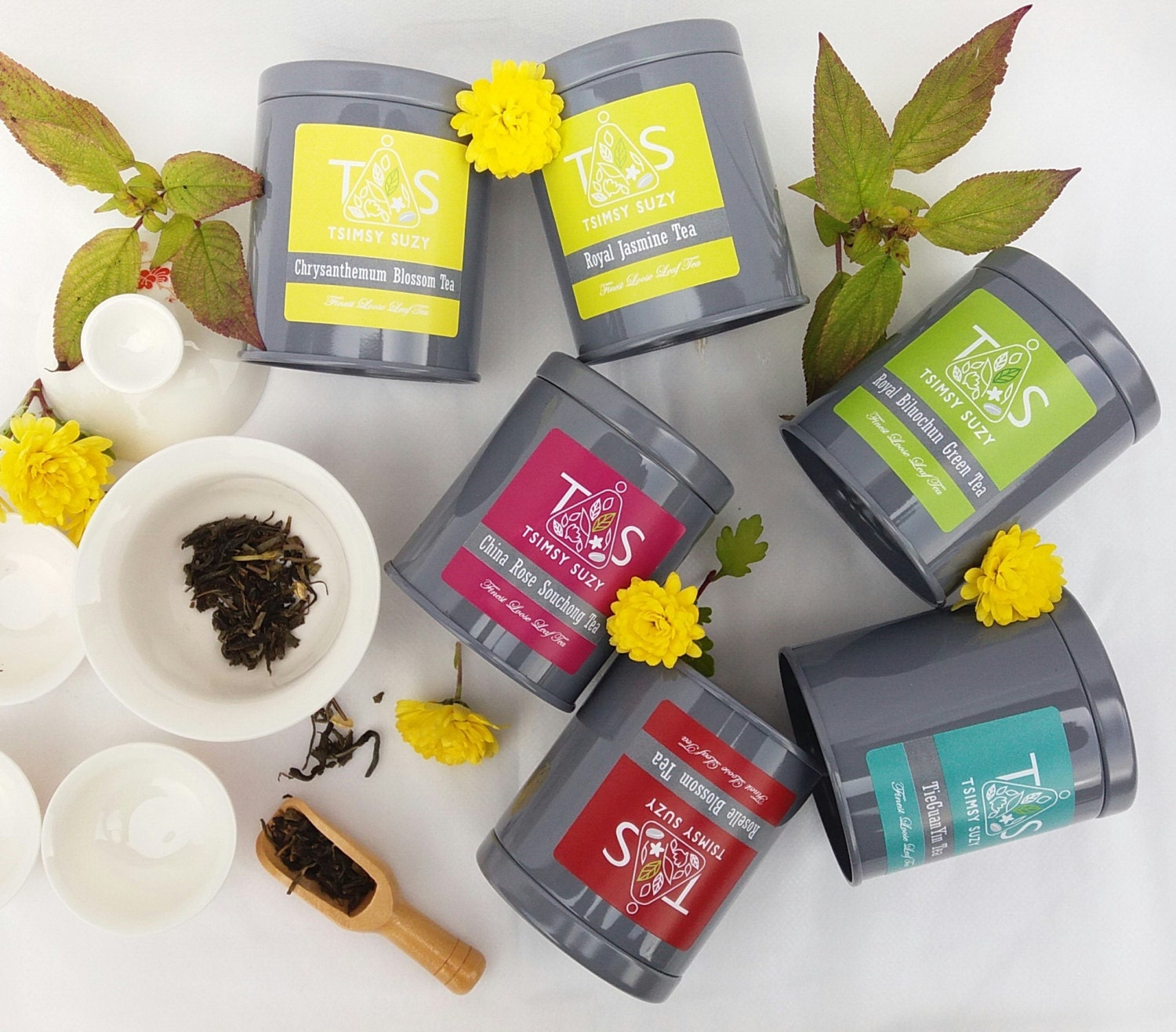 Starter Loose Leaf Tea Set royal Jasmine Chrysanthemum - Etsy