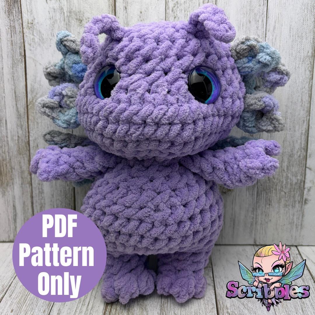 Winged Fae Spirit Crochet Pattern: Amigurumi Plush PDF (digital ...