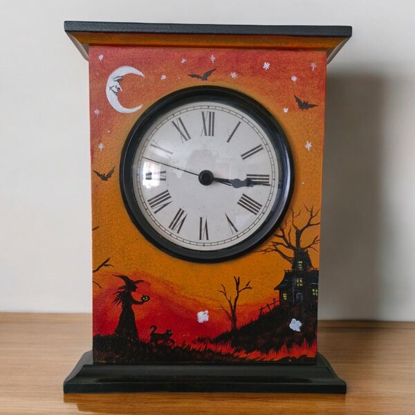 Hand Painted Clock - Etsy