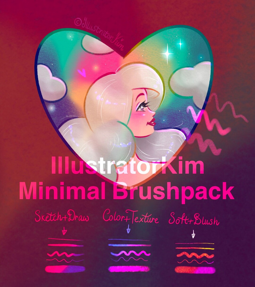 Minimal (pencil) Brush Pack - Etsy