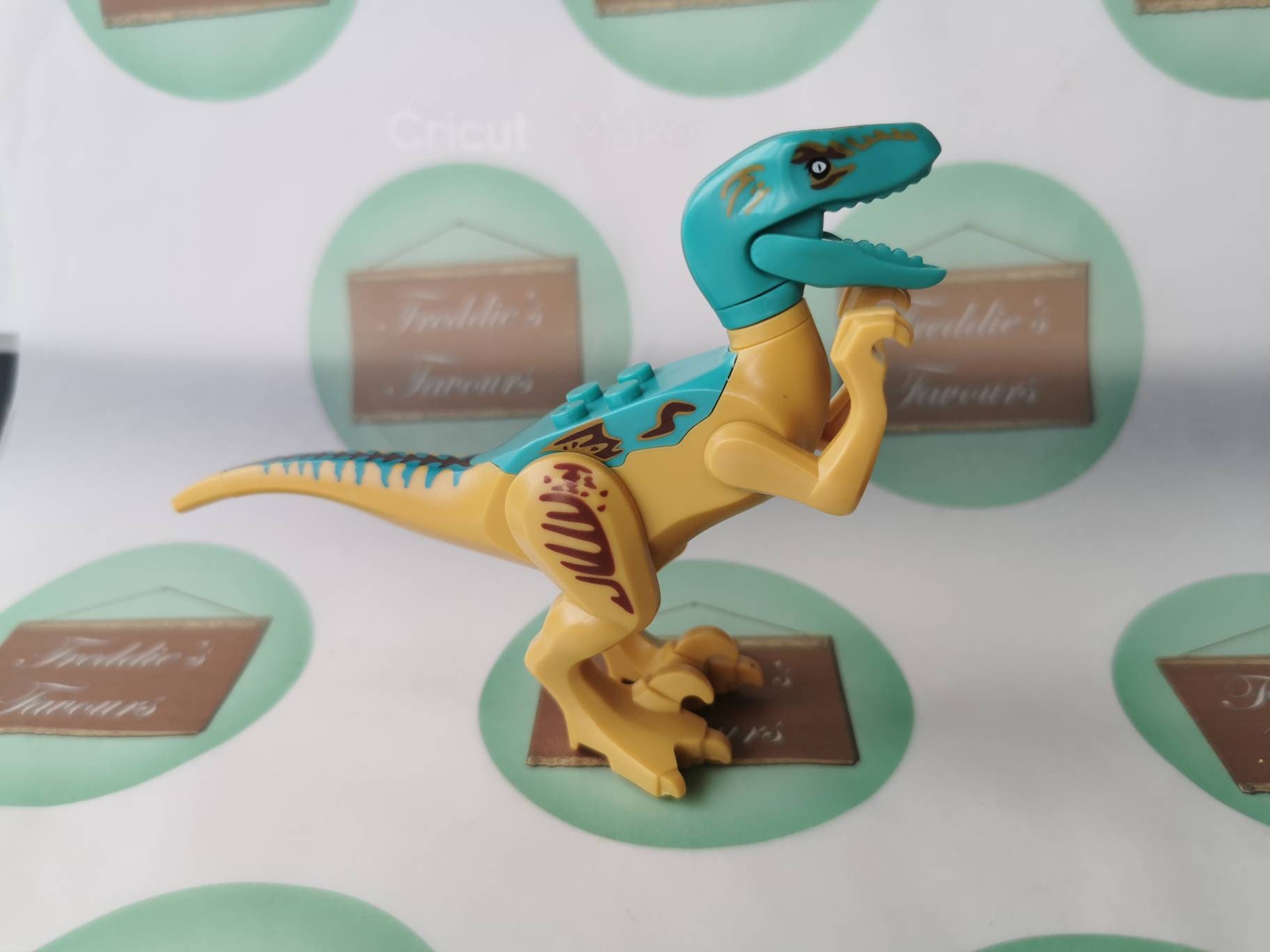 Raptor dinosaur minfigure/ compatible with lego/ velociraptor/ | Etsy