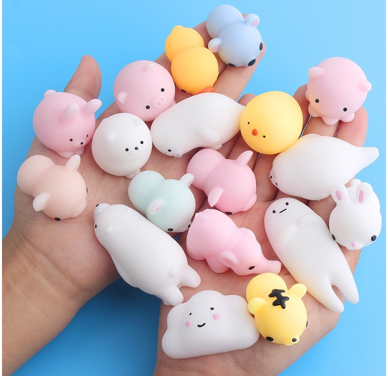 Mochi squishies cute squeeze stress relief party bag | Etsy