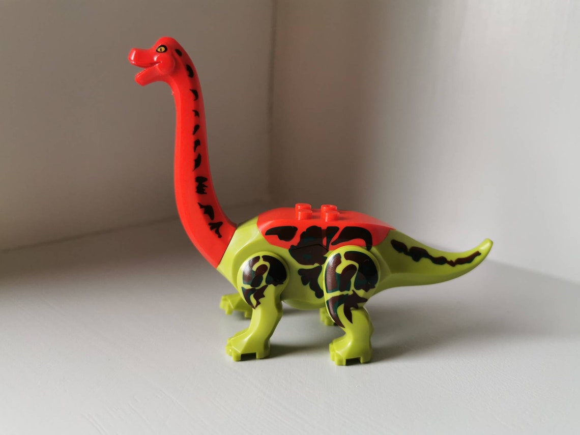 Brontosaurus dinosaurio minifigura / compatible con lego / | Etsy