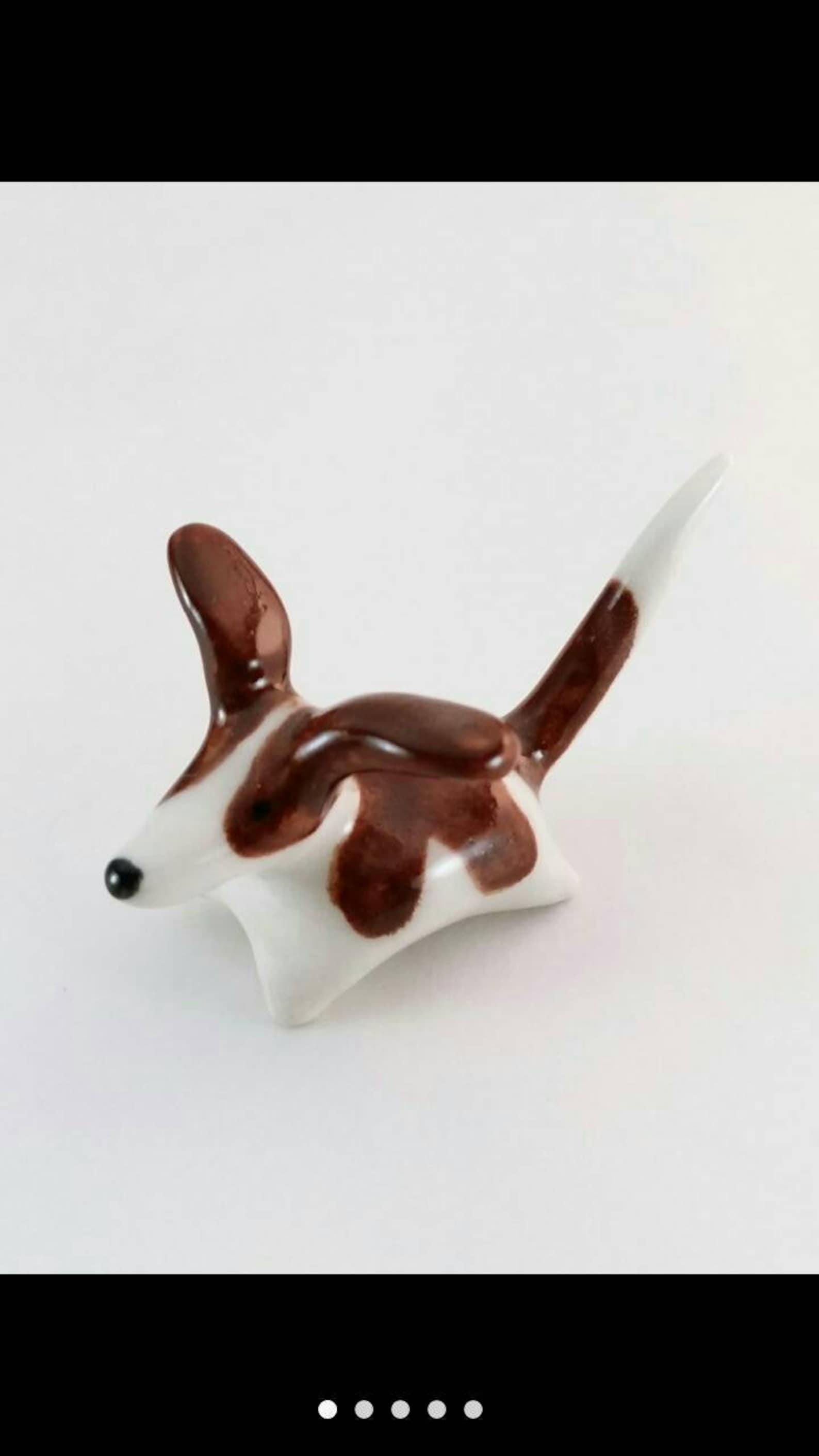 Custom Order Simple Porcelain Dog Pet Portrait, Custom Miniature Dog ...