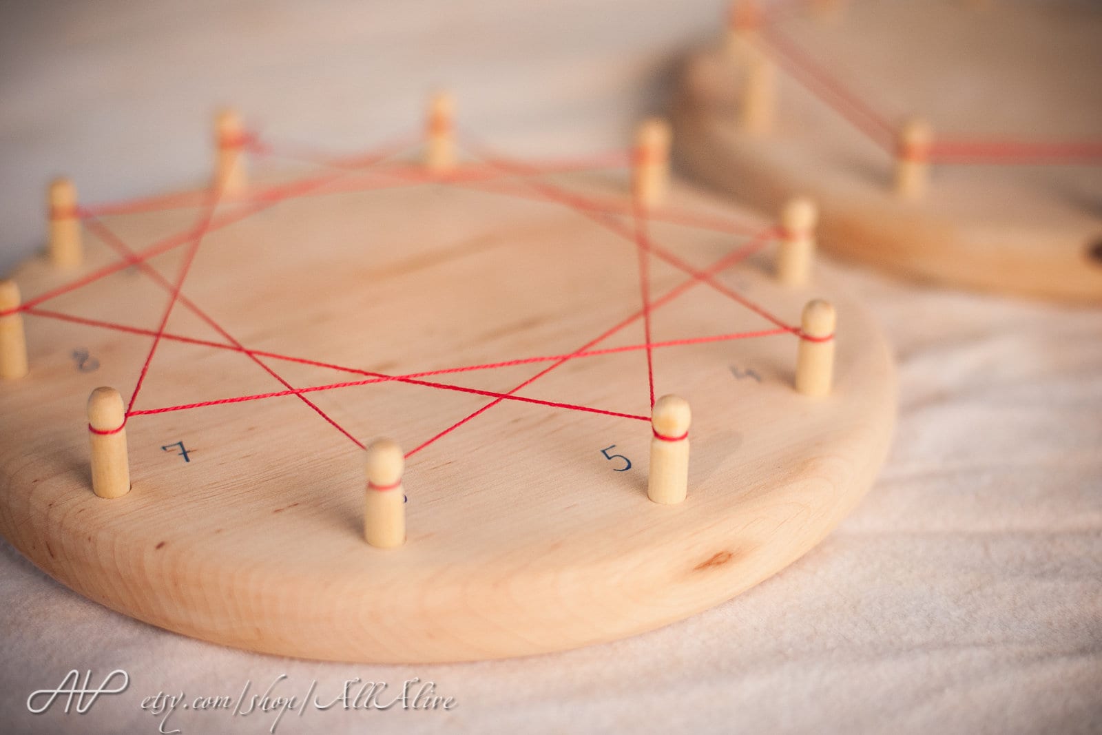 Traditional Waldorf Multiplication Circle Multiplication | Etsy