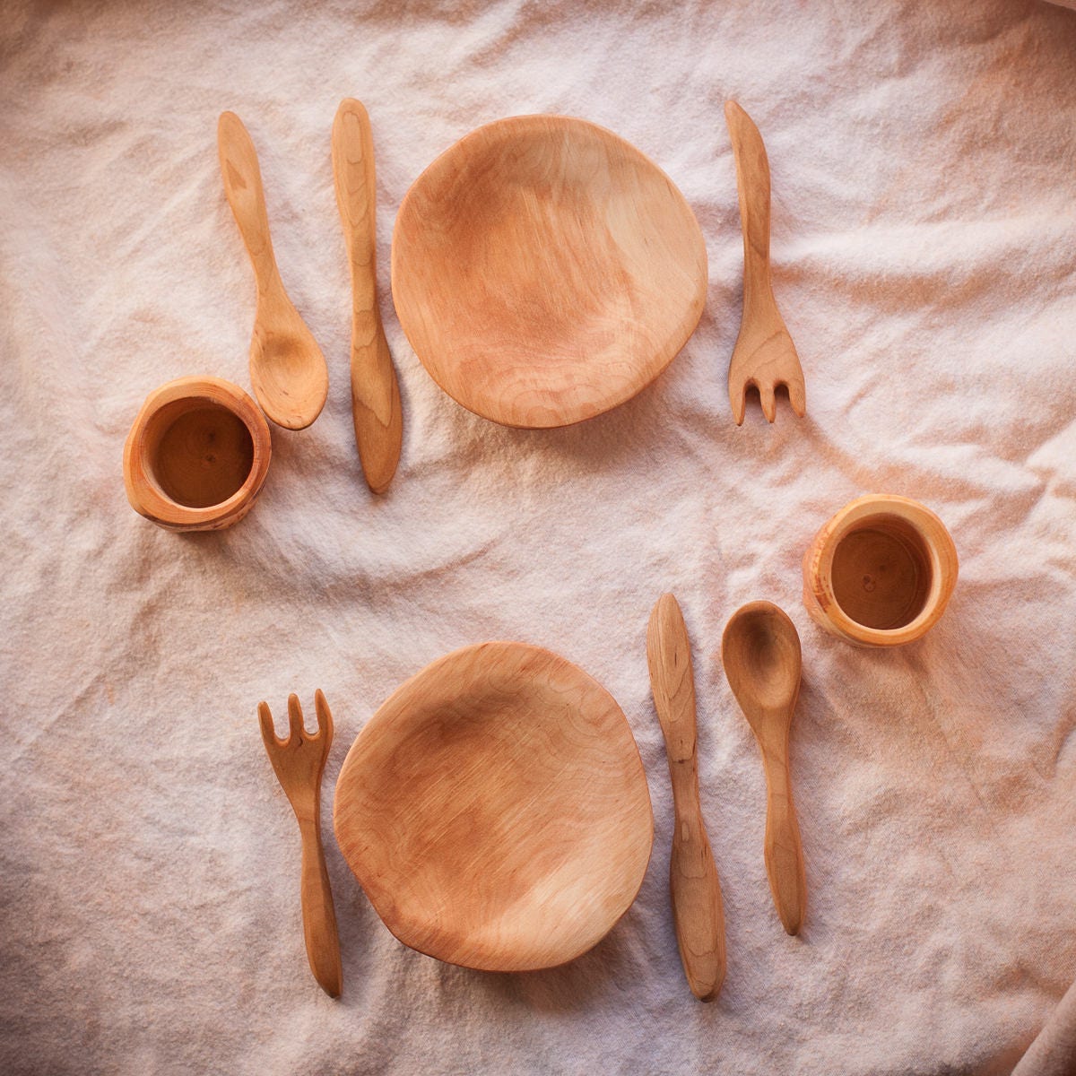 Wood Play Food. Wooden Toy Flatware Cutlery Wooden Knife. | Etsy