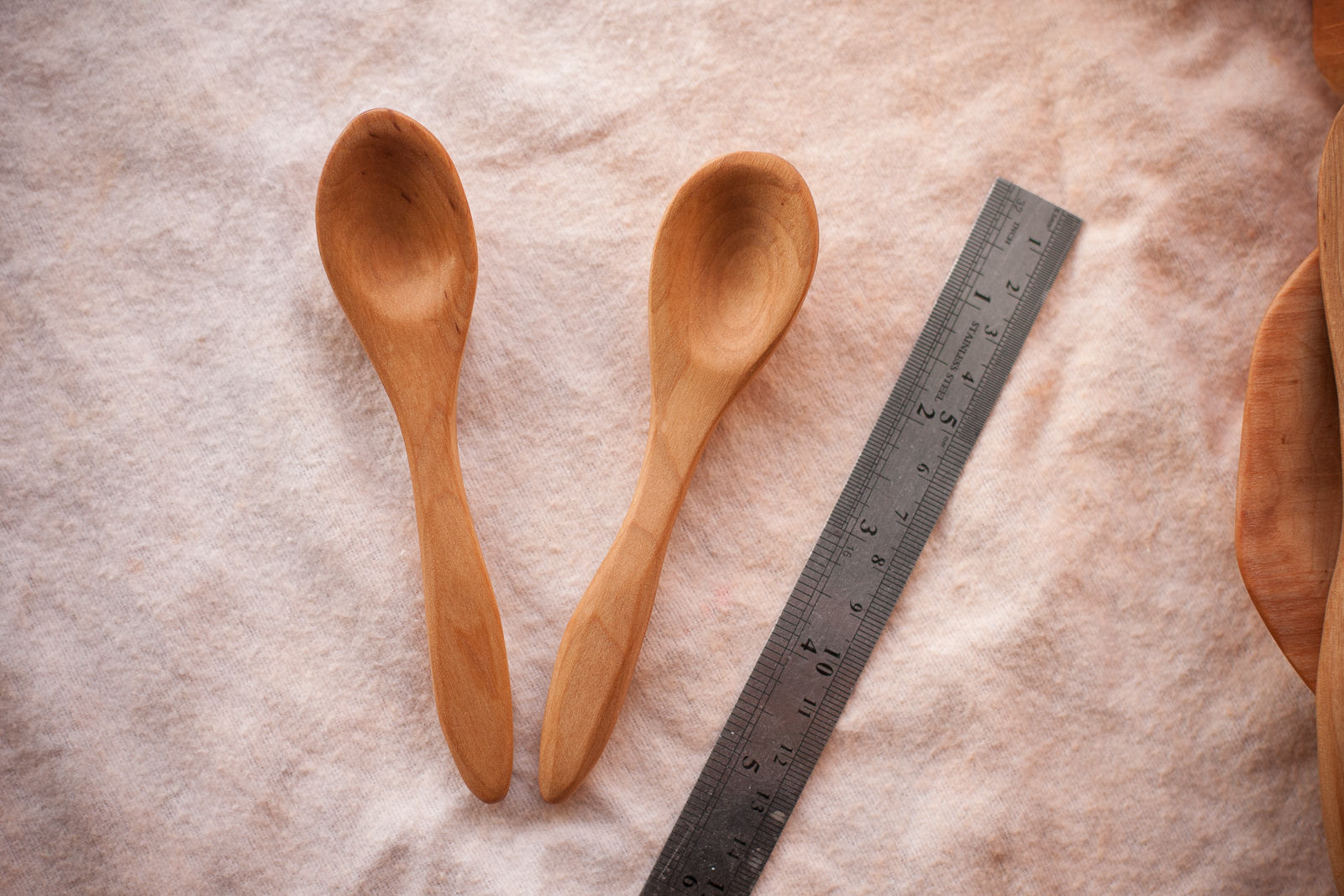Wood Play Food. Wooden Toy Flatware Cutlery - Wooden Spoon. Waldorf ...