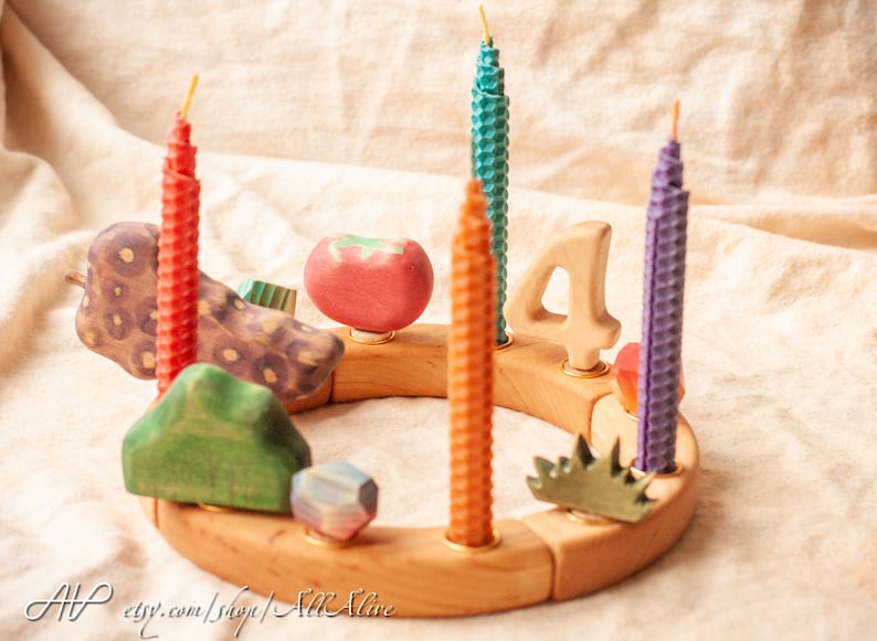 Numbers Set Waldorf Inspired Decorations Ornaments for - Etsy