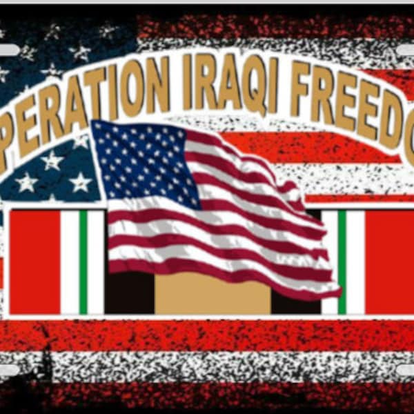 Freedom License Plate - Etsy