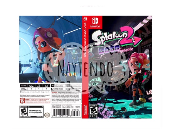 Custom Nintendo Switch Art Cover w/ Game Case Splatoon 2 | Etsy