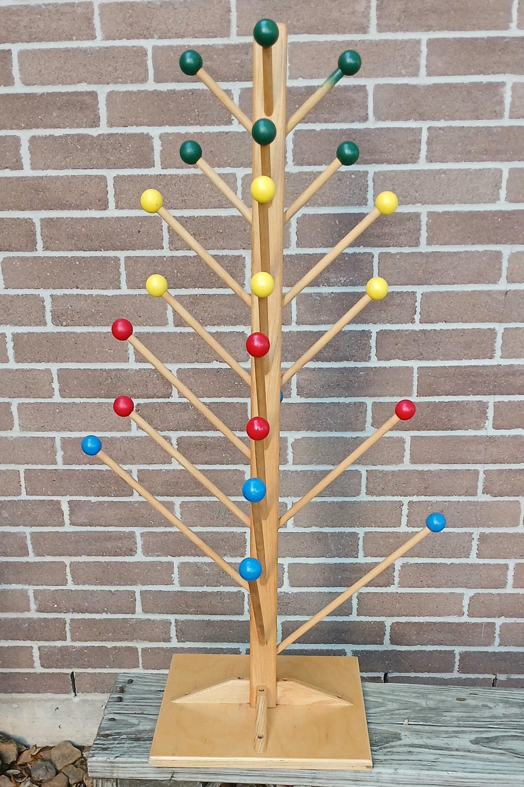JONTI-CRAFT Puppet Tree Holder Stand 40.75" Height Wood Child Safe ...