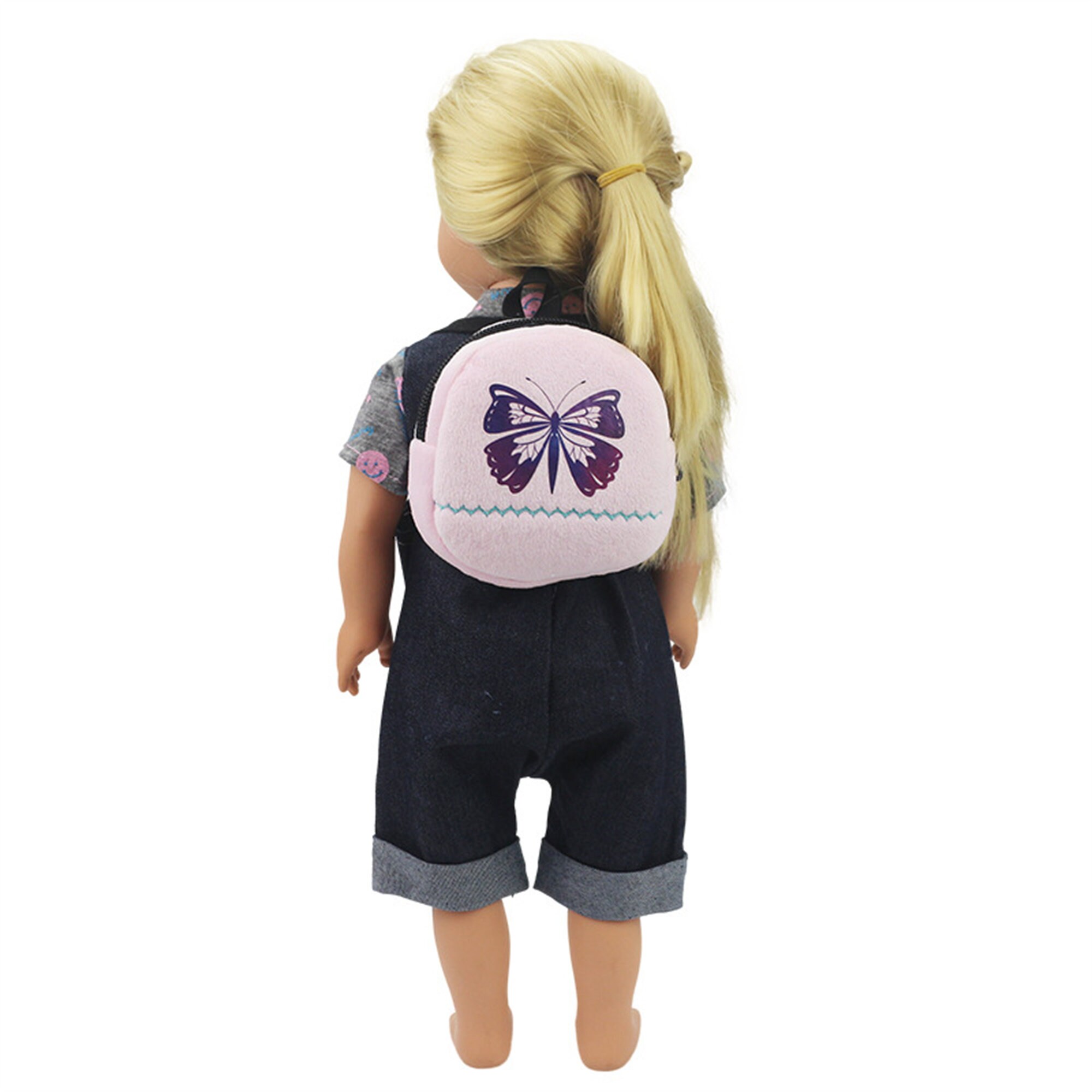 18 Inch Doll Backpack,unicorns/ladybird/owl/rabbit Ear/purple Butterfly ...