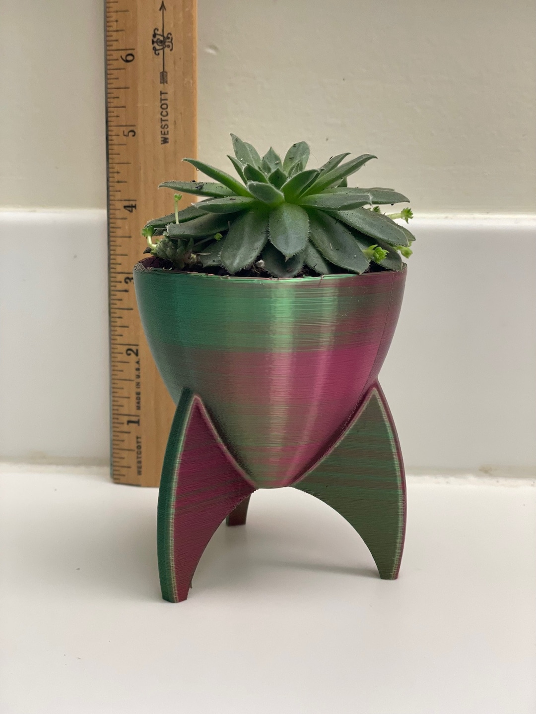 Rocket Planter - Space Theme - Etsy
