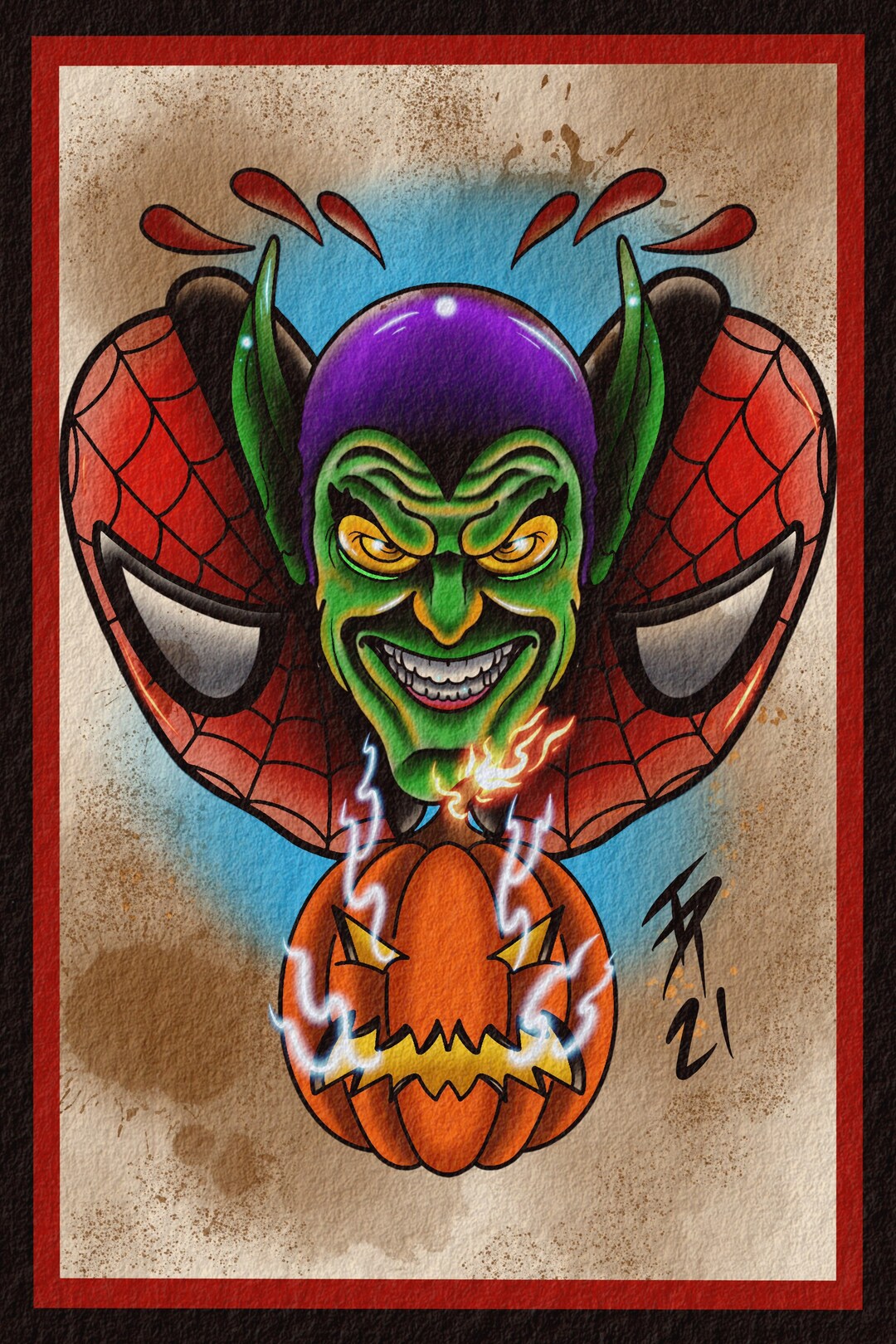 Spider-man Tattoo Flash - Etsy