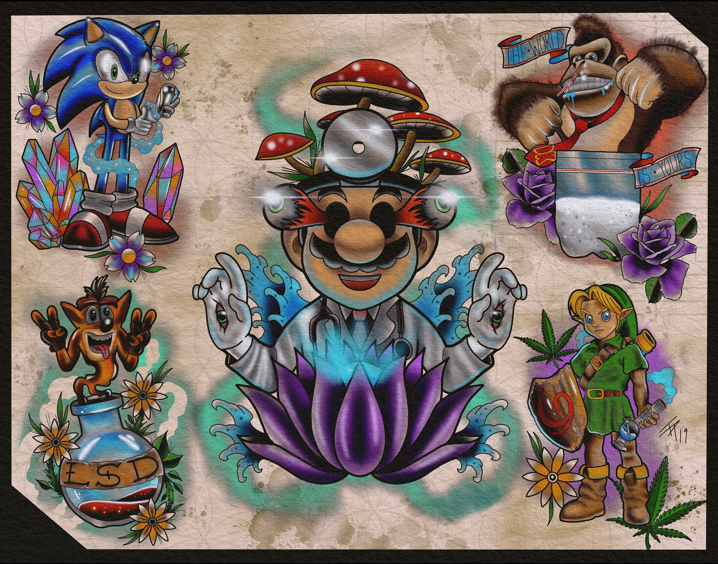 Retro Game Characters - Etsy