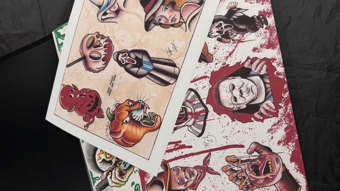 Danzig Tattoo Flash - Etsy