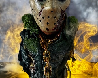 Jason Voorhees Horror Bust Statue - Etsy