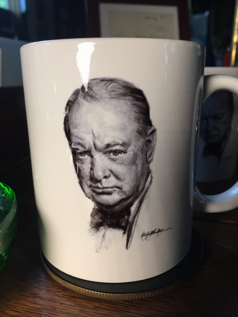 Winston Churchill Mug - Etsy
