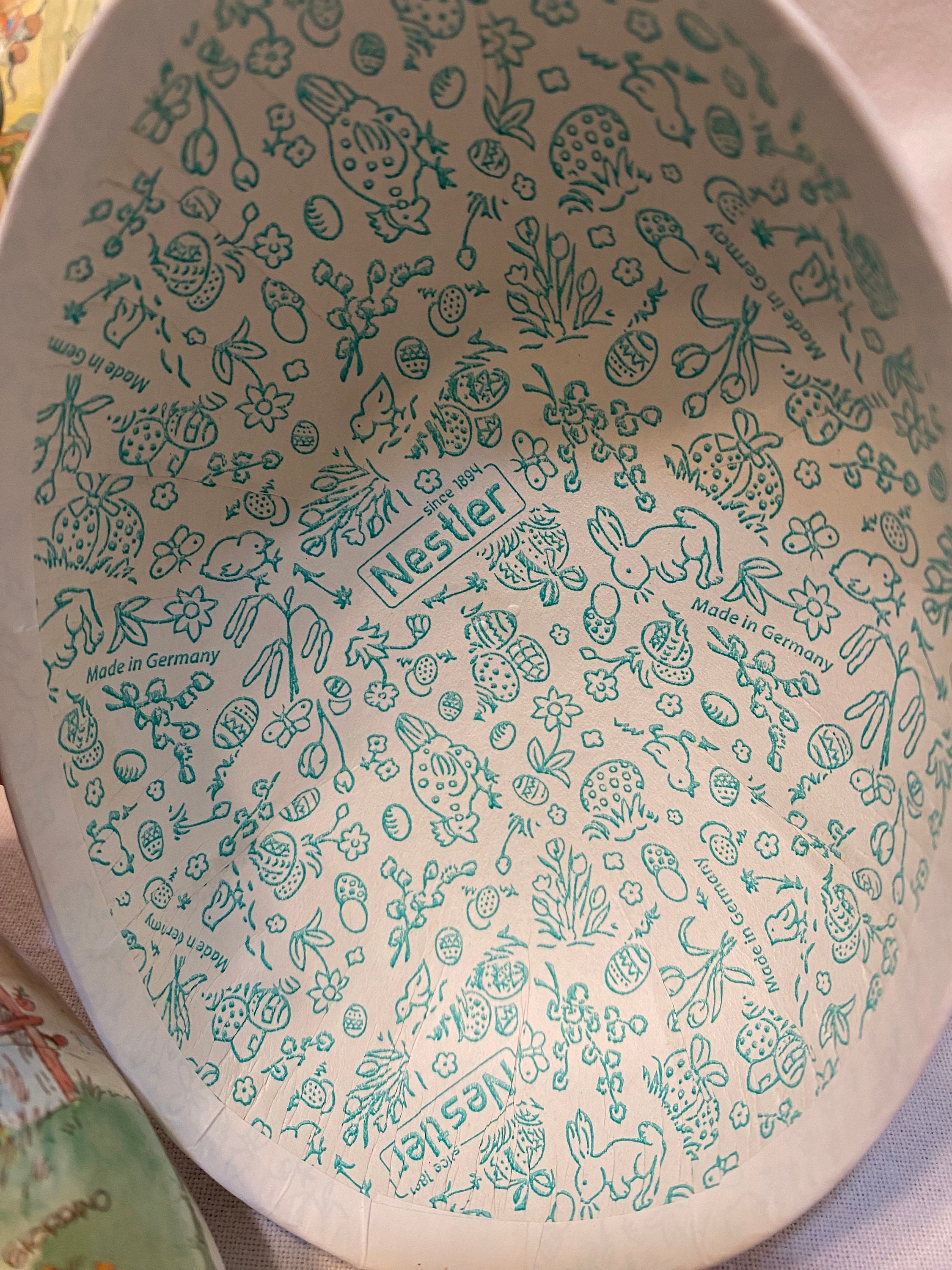 Vintage Nestler Paper Mache Easter Box - Etsy